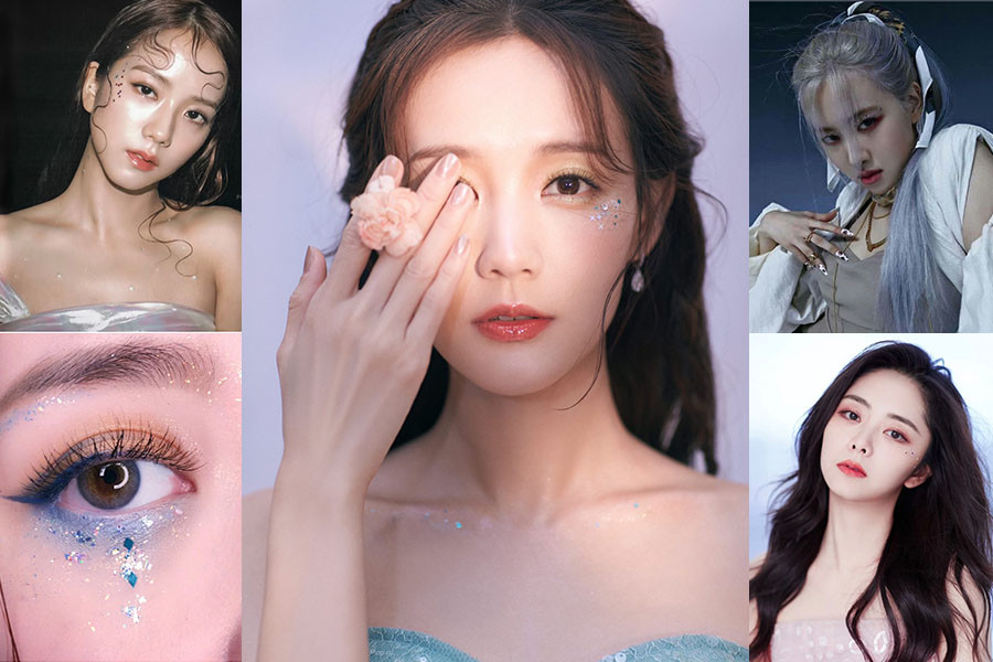 我見猶憐的《人魚落淚眼妝》女星全入坑!譚松韻可愛、rose霸氣,jisoo根本就是海裡來的小妖精|眼妝教學 美周報